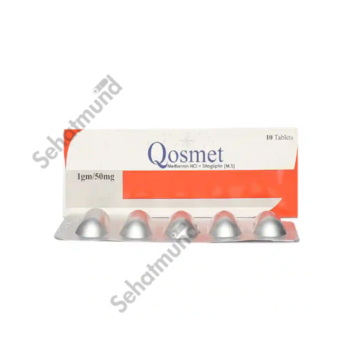 Qosmet Tablets 50mg/1g – SehatMund Online Medicine