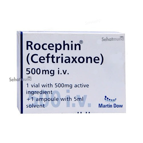 Rocephin IV Injection 500mg – SehatMund Online Medicine