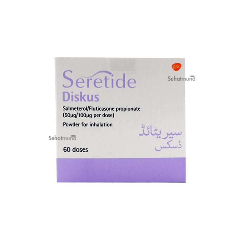 Seretide Diskus 50/100Mcg Inhaler – SehatMund Online Medicine