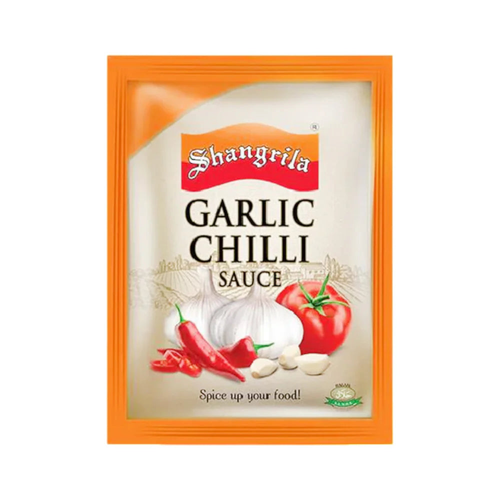 Shangrila Garlic Chilli Sauce Sachet 100 Pc Pack – SehatMund Online ...