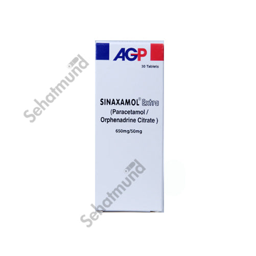 Sinaxamol Extra Tablets 650mg+50mg – SehatMund Online Medicine