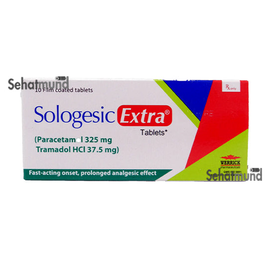 Sologesic Extra Tablets 325mg-37.5mg – SehatMund Online Medicine