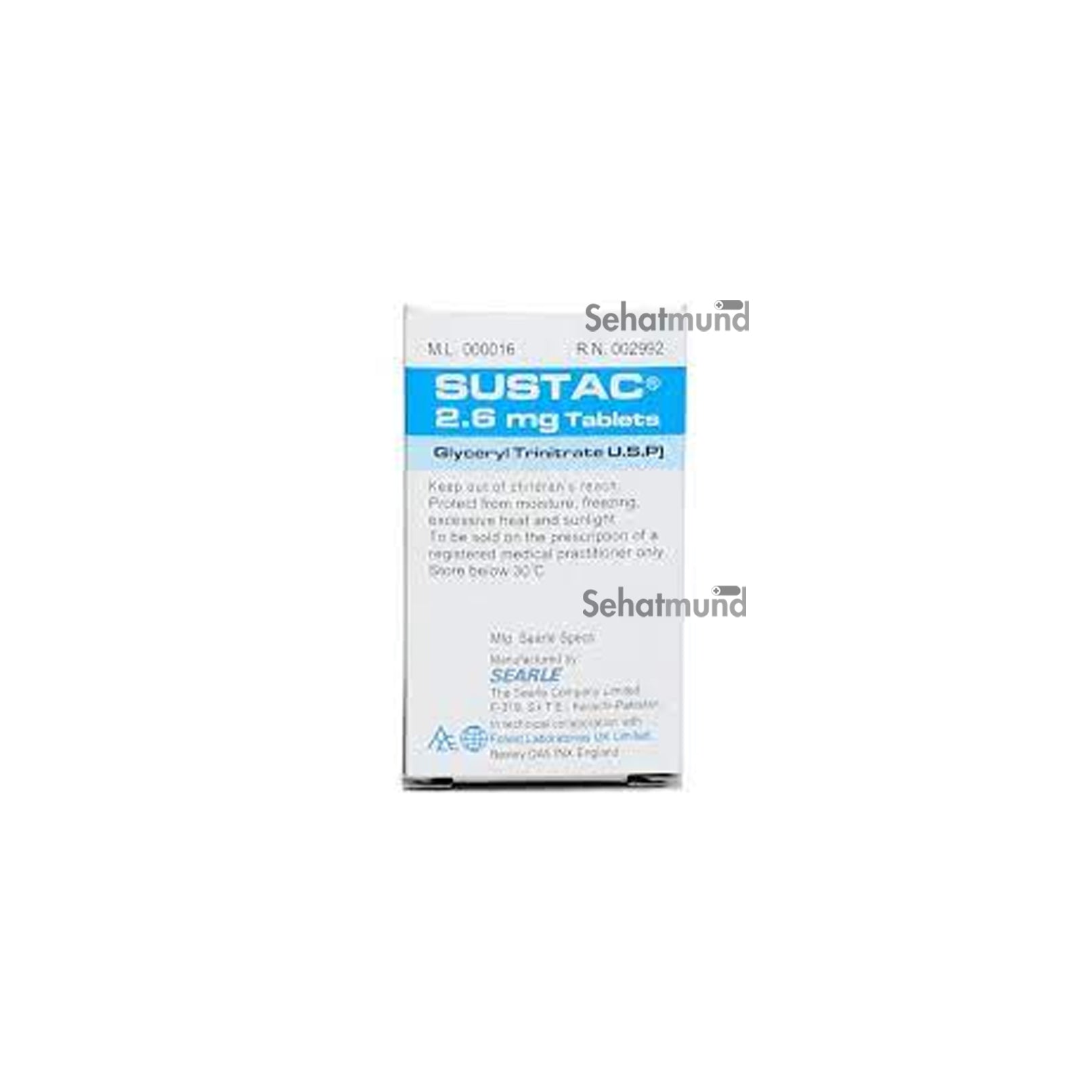Sustac Tablets 2.6mg – SehatMund Online Medicine