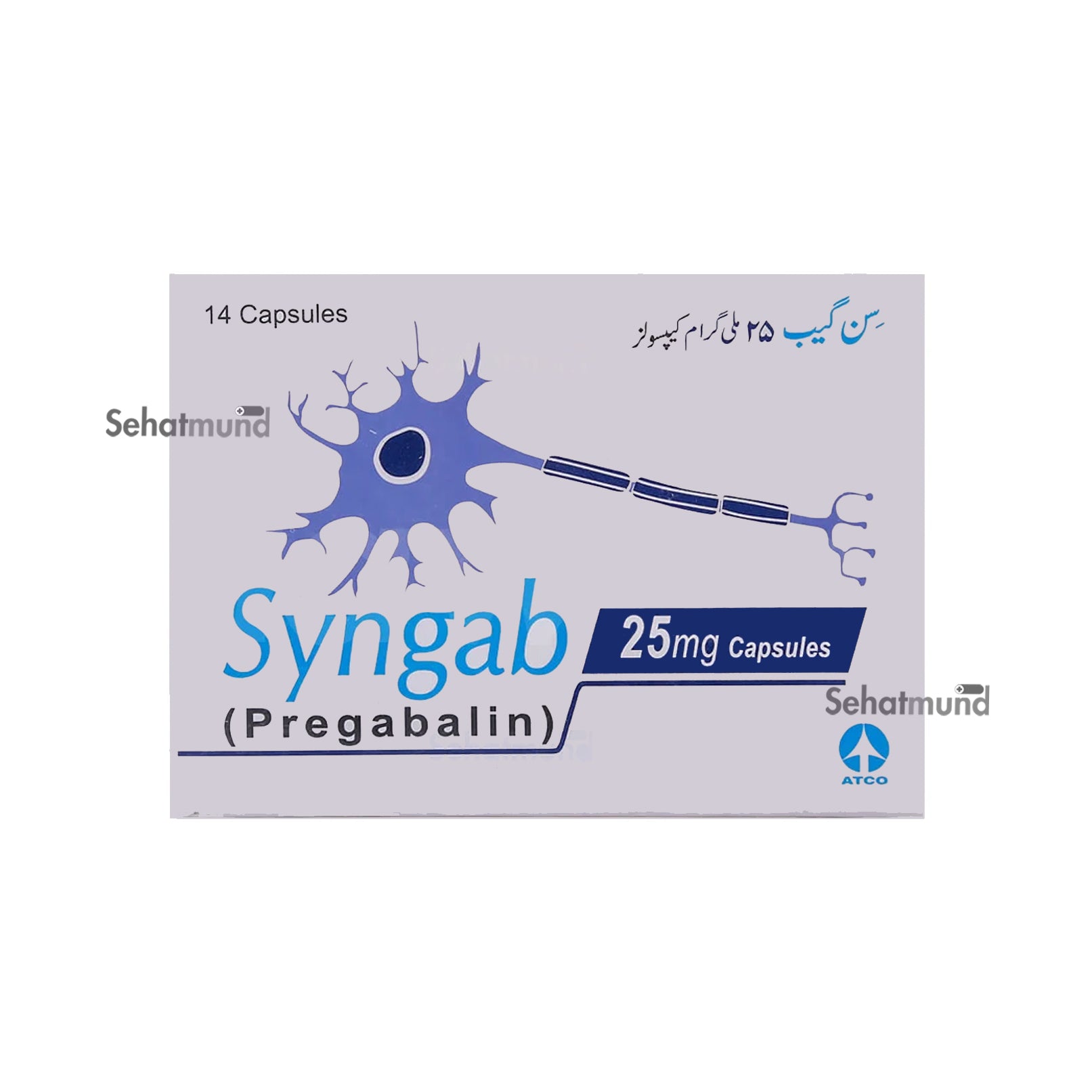 Syngab 25mg Capsules – SehatMund