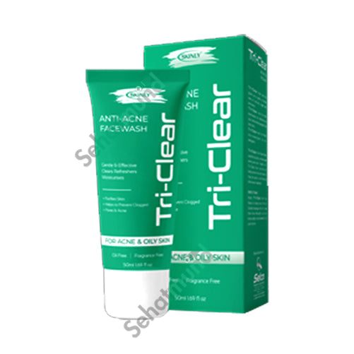 Tri-Clear Anti Acne Face Wash 120ml – SehatMund Online Medicine