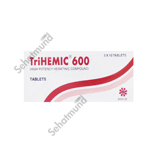 Tri-Hemic Tablets 600mg – SehatMund Online Medicine