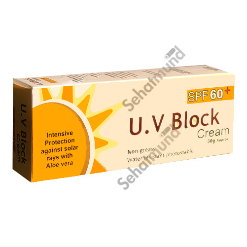 U.V Block Cream 30g – SehatMund Online Medicine