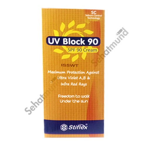 UV Block SPF 90 Cream – SehatMund Online Medicine