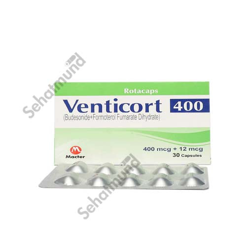 Venticort Dpi Capsules 400mg – SehatMund Online Medicine